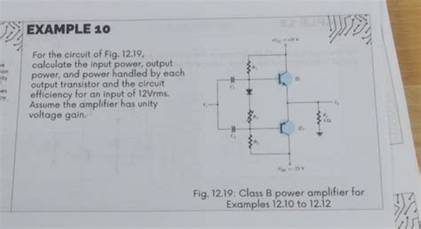 Example 10 For The Circuit Of Fig 1219 Calculate The Input Power Output