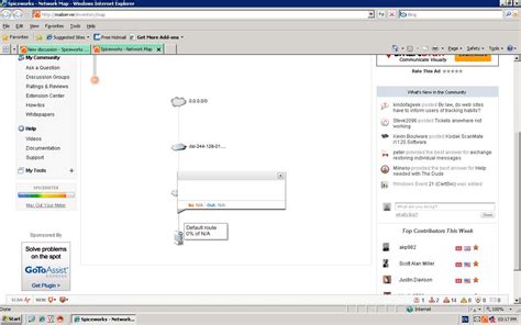no traffic on network map spiceworks support spiceworks community