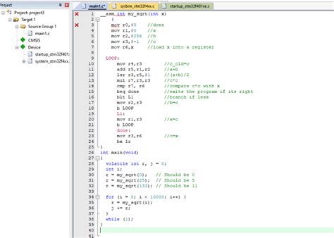 How To Write An Assembly Code With C Code In Keil Ide Rembedded