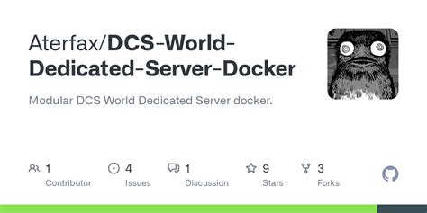 GitHub Aterfax DCS World Dedicated Server Docker Modular DCS World Dedicated Server Docker