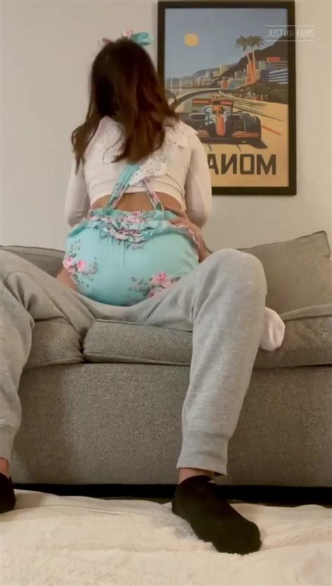 Abdl Girl Poops Diaper While Sitting On Daddys Lap En