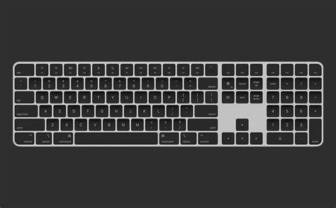 apple magic keyboard with touch id and numeric keypad wireless