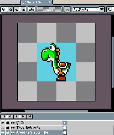 Rotsprite Doesnt Work When Scaling Manually Bug Reports Aseprite