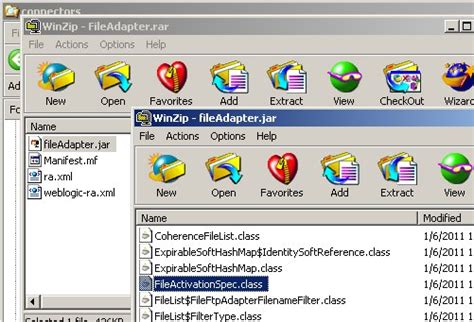 Using The Oracle Weblogic Technology Adapters With Custom Java