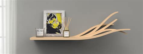 Shelf In The Wind Sculptural Floating Shelf By Olivia Blechschmidt At