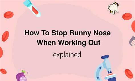 How To Stop Runny Nose When Working Out