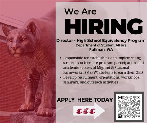 High School Equivalency Program At Washington State University Posted