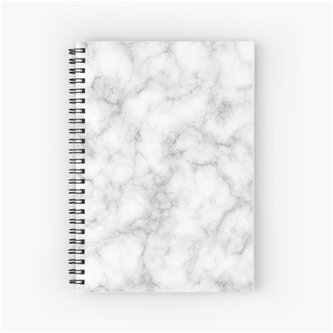 Gray Marble Spiral Notebook Gray Marble Spiral Notebook