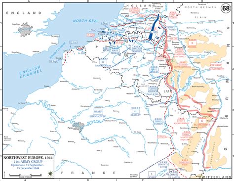 Map Of Wwii Western Europe Sept 15 Dec 15 1944