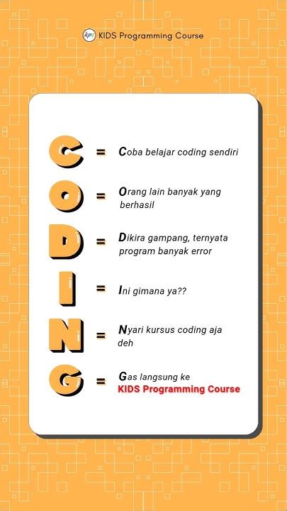 yuk belajar coding di kpc😊 kpc anakcoding kelascoding programming youtube