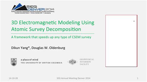 Pdf 3d Electromagnetic Modeling Using Atomic Survey Decomposition