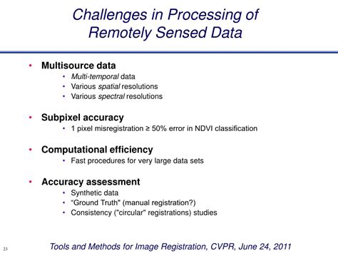 ppt robust feature based registration for remote sensing data