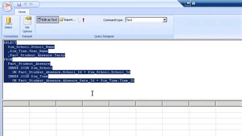 creating shared datasets with report builder 3 0 youtube
