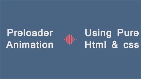 15 Css Music Waves Preloader How To Make Css Animated Loader Css