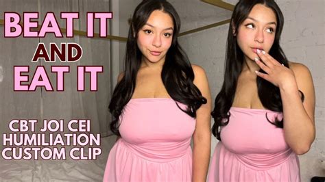 Queenvixoxo Beat It And Eat It Cbt Joi And Cum Eating Instructions Manyvids