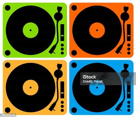 복고풍 의 음악 빈티지 턴테이블 포스터 복고풍 데지 스타일 디스코 파티 60 년대 70 년대 80 년대 레코드 아날로그 오디오에 대한 스톡 벡터 아트 및 기타 이미지