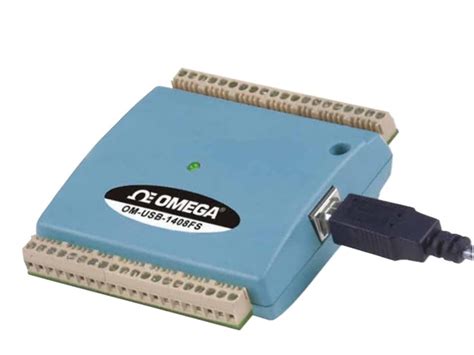 Système d acquisition de données USB série OM USB 1208FS 1408FS Contact OMEGA Engineering