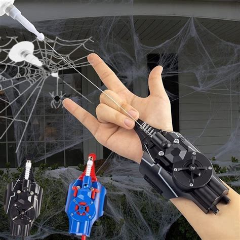 Spiderman Web Shooters Toys Spider Man Wrist Launcher Cosplay Costume