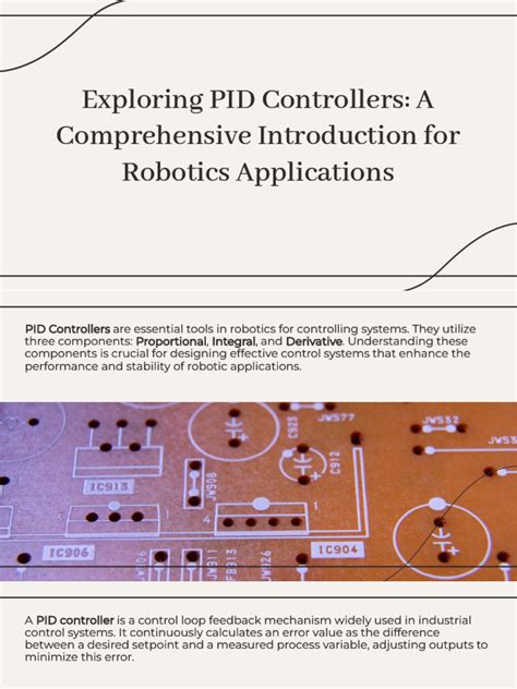 Slidesgo Exploring Pid Controllers A Comprehensive Introduction For Robotics Applications