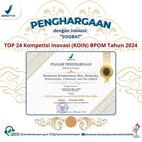 Direktorat Standardisasi Obat Nappza Bpom Jakarta