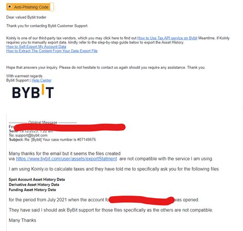 bybit api error koinly support koinly