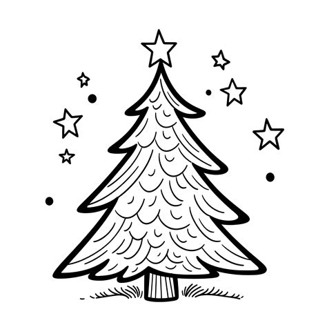 Gran Enkel Målarbild För Barn