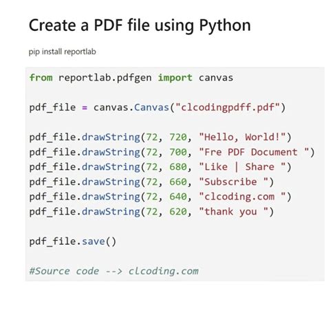 create a pdf file using python ai python datascience youtube