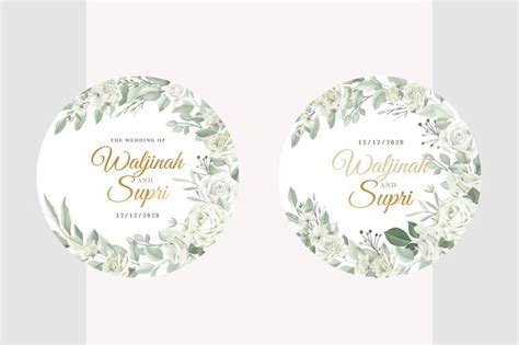 Premium Vector Green Leaves Labels Illustration Design
