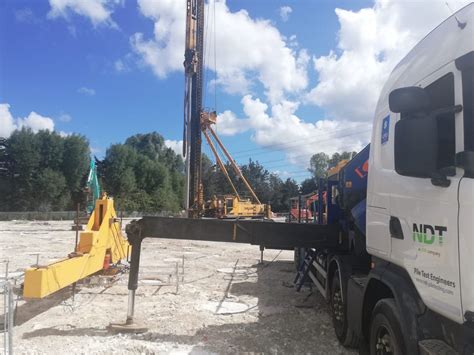 static pile load testing throughout the uk with ndt services ltd in