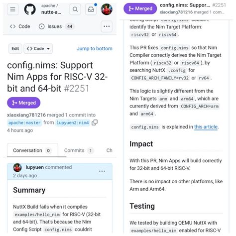 Lup Yuen Lee On Linkedin Riscv Nimlang Nuttx