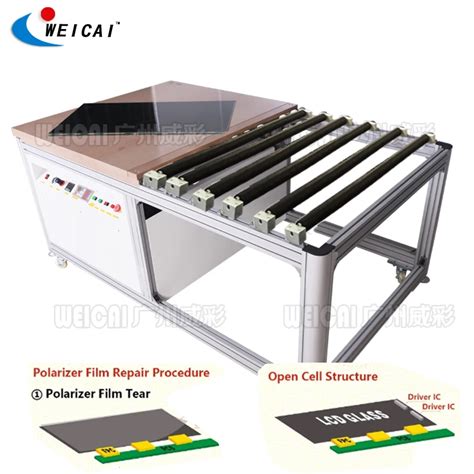 찢는 필름 기계 Lcd 스크린 찢는 기계 편광판 필름 제거 장비 Ic 제거 기계 분리 유리 Ic Buy Ic Removing Machine To Separate