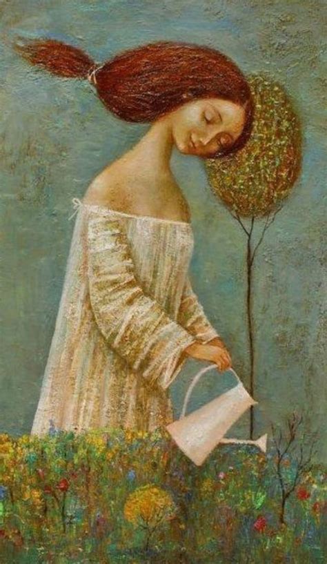 Ермолаева Анна. Сад Надежды | Art painting, Angel painting, Dream art