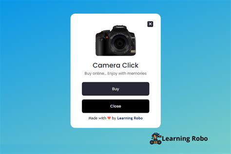 Responsive Popup Product Card Using Html Css And Javascript