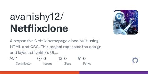 Github Avanishy12netflixclone A Responsive Netflix Homepage Clone
