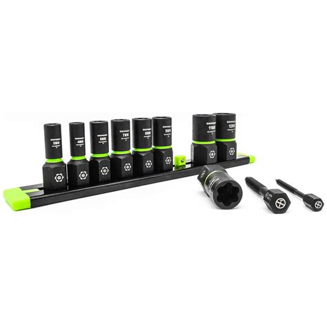 Gripedge Xam9s 9 Pc 1 4 Metric Rpt Socket Extractor Set Trutech
