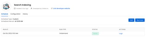 Reindexing Search