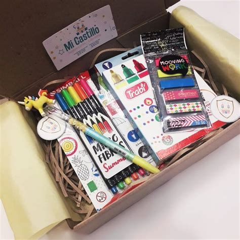 Regalos Creativos Caja De Bolígrafos Y Marcadores Utiles Escolares