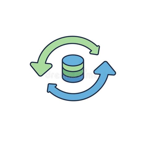 Database Icon Green Stock Illustrations 5219 Database Icon Green
