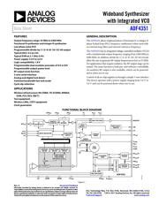 ADF Datasheet PDF Clock Generators AiEMA