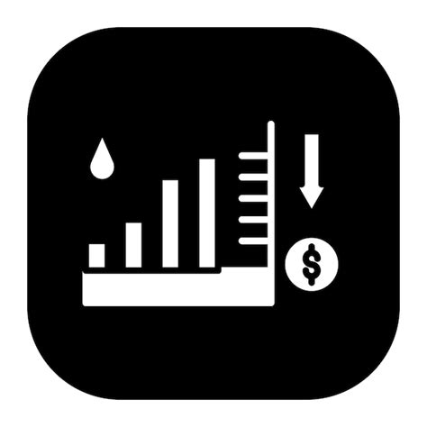 Premium Vector Oil Price Decrease Vector Illustration