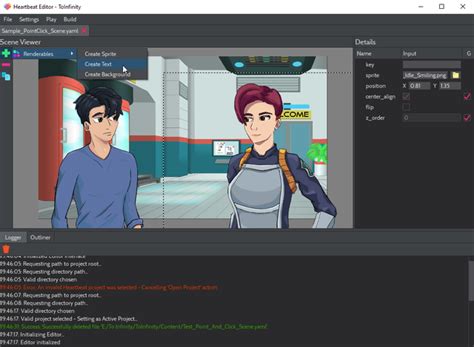 ren py or visual novel maker vndevs