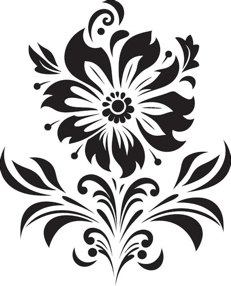Premium Vector Obsidian Petals Floral Vector Collection