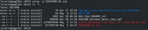 Oracle Goldengate 23ai Microservices Installation Oracle Scn