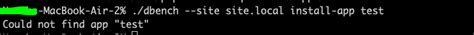 Could Not Install Custom App In Frappe Docker Bench App Development Frappe Forum