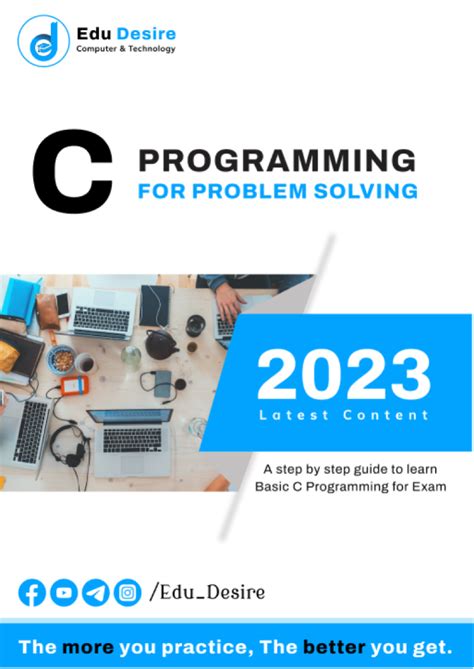 Programming For Problem Solving THE C PROGRAMMING FOR PROBLEM SOLVING Compiled By Sanjeev