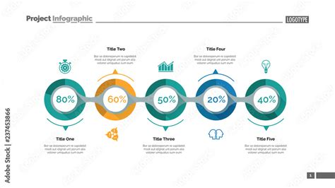 Marketing Strategy Slide Template Business Data Graph Diagram Design Creative Concept For