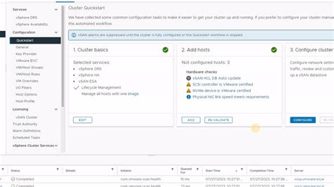 Configure A Standard Vsan Cluster Esa Virtualization Blog