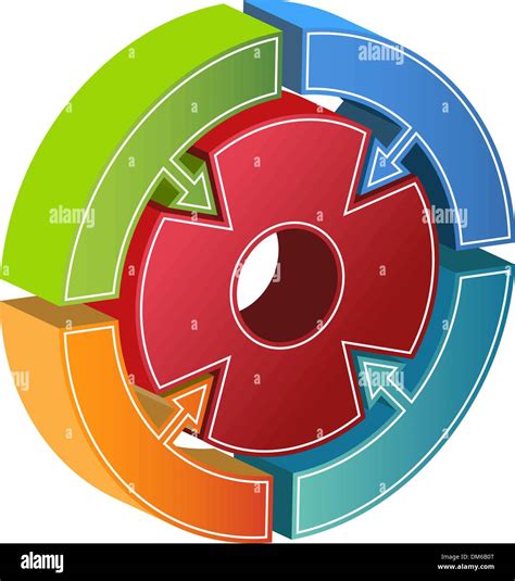 Process Circle Diagram Arrows Stock Vector Image Art Alamy