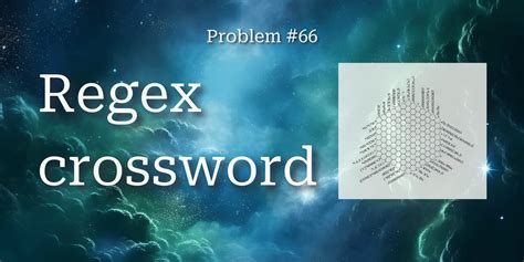 Problem 066 Regex Crossword Mathspp
