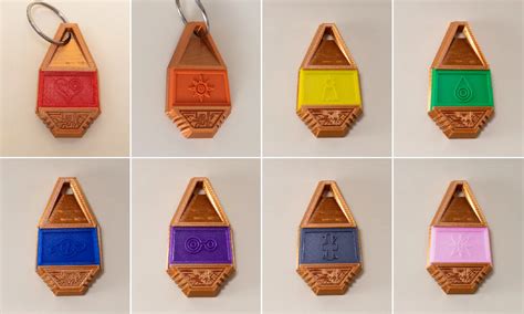 Digimon Adventure Tag Crest Interchangeable By CraftKiwiDesigns Download Free STL Model